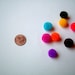 Mini Assorted Yarn Pom Poms: Handmade, Beads, Buttons, Sweets, Yarn ...