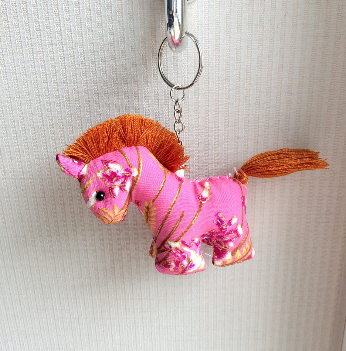 Little Pony Horse Pink Yellow White Cute Key Chain - Etsy