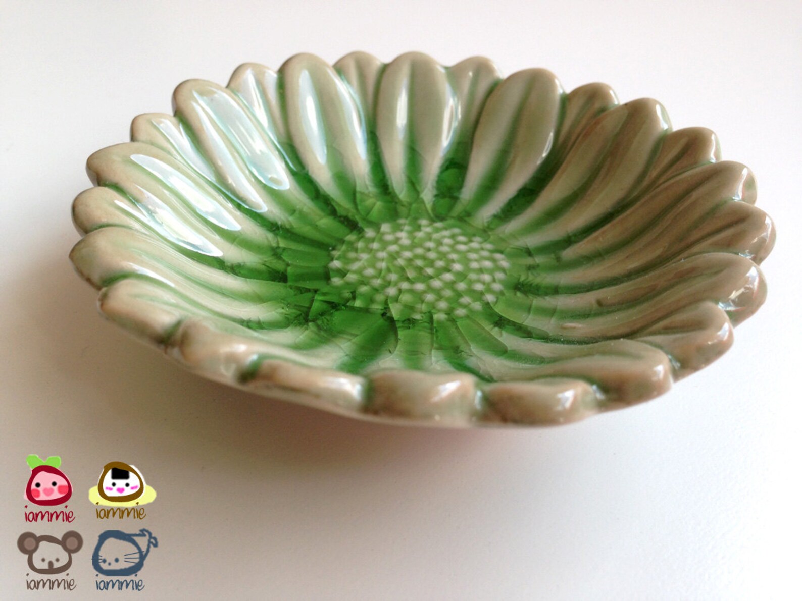 Ceramic Plate Sunflower Flower Ceramic Saucer Soap Dish | Etsy