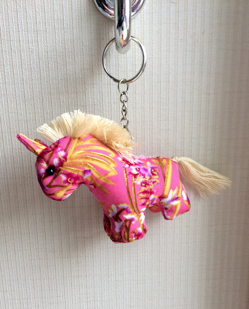 Little Pony Horse Pink Yellow White Cute Key Chain - Etsy