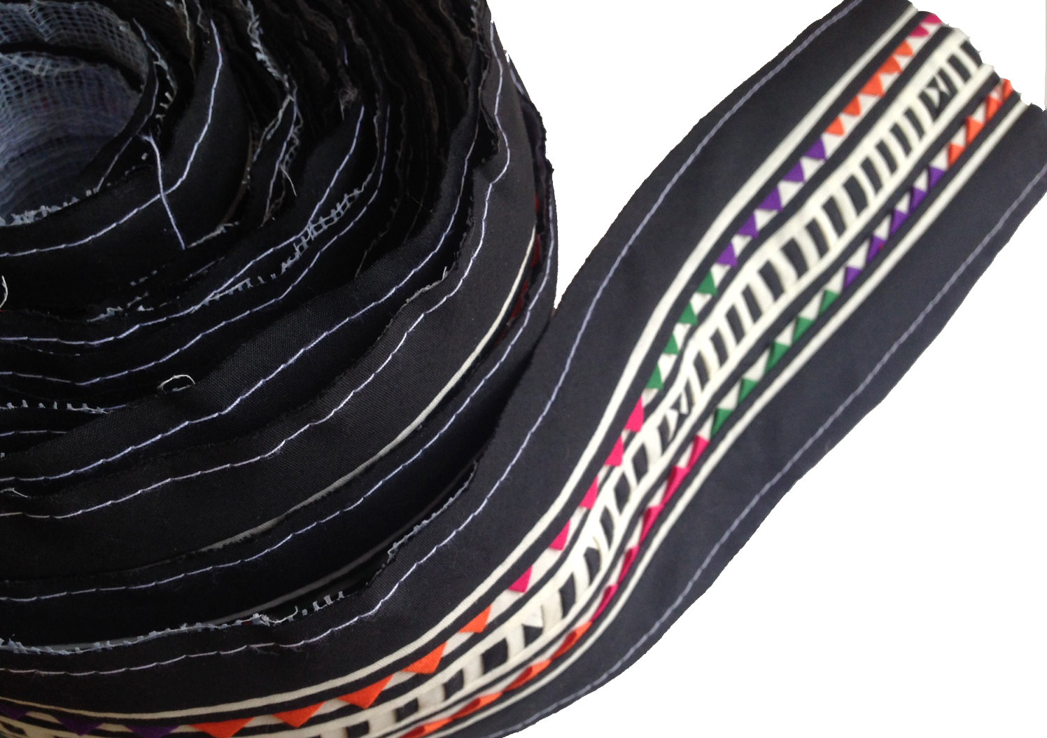 Black Quilt Hmong Fabric Hmong Textile Lisu Textile | Etsy