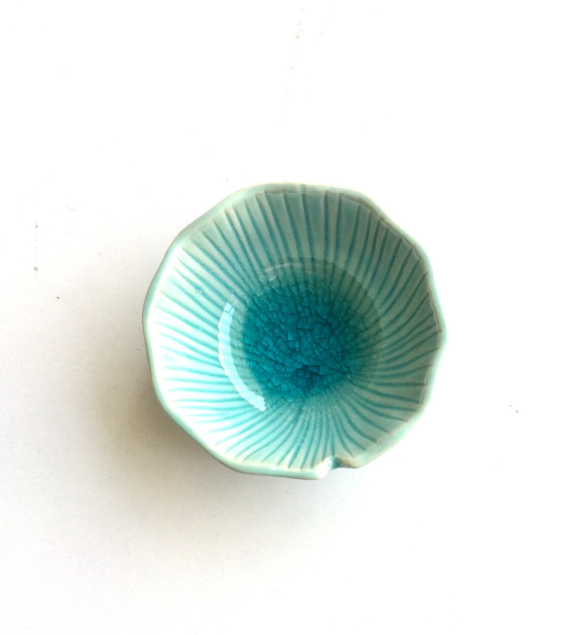 Ceramic Bowl Ceramic Plate Light Blue Lotus Leaf Ceramic - Etsy