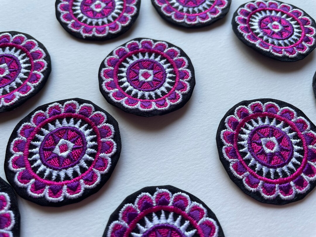 Round Hmong Patch, Crafting, Quilting, Patches, Craft, Hill Tribe, Blue ...