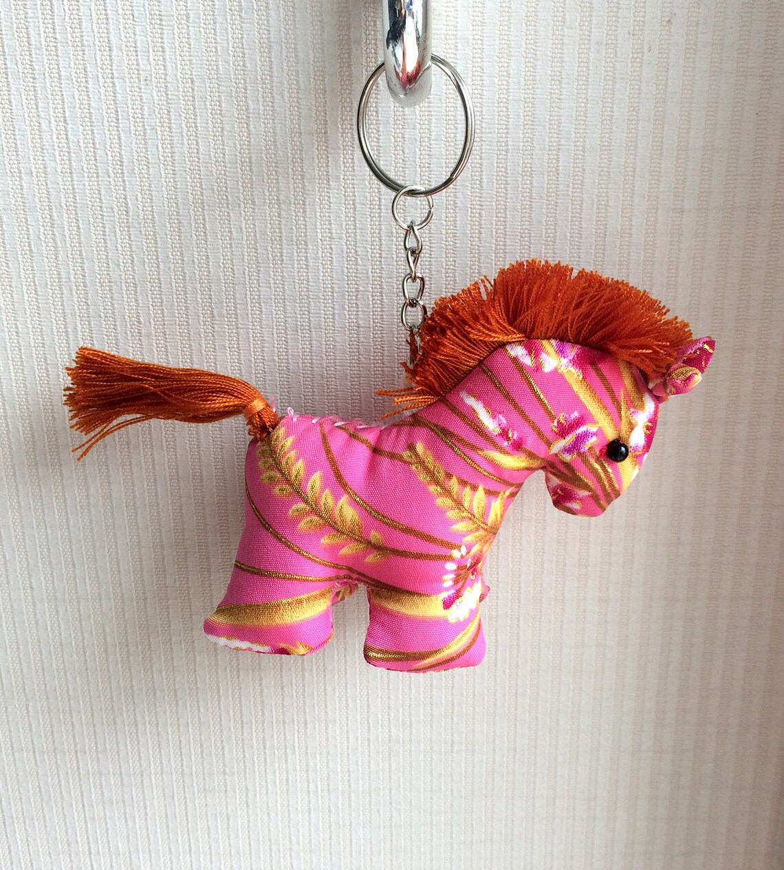 Little Pony Horse Pink Yellow White Cute Key Chain - Etsy