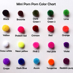 Mini Handmade Party Yarn Pom Poms, Pompom, Beads, Kid, Thread, Ball ...