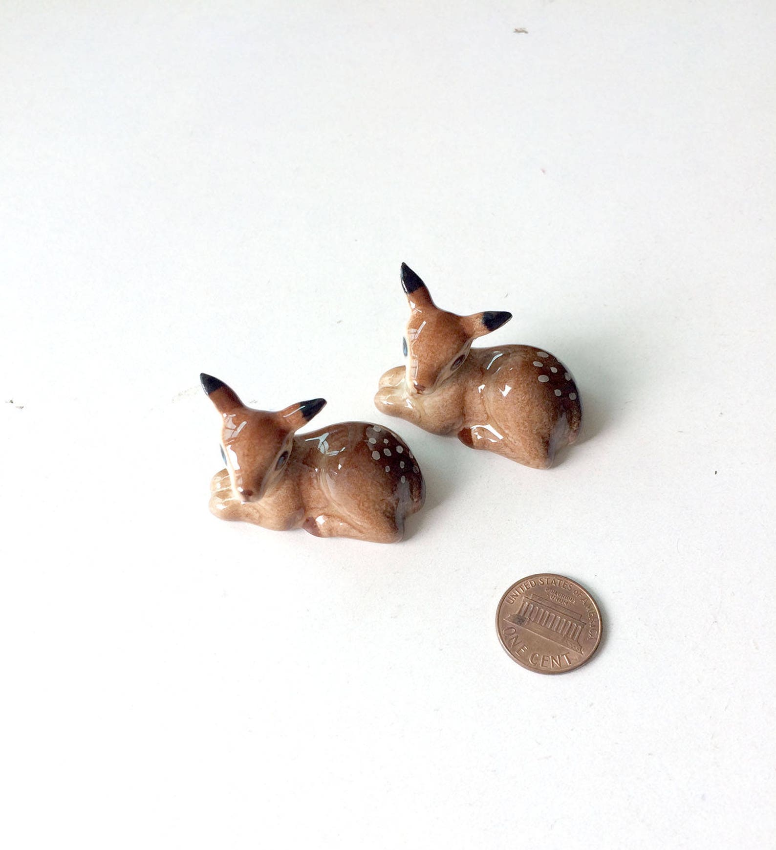 Ceramic Deer, Mini Animal, Ceramic Animal, Tiny Animal, Small Animal ...