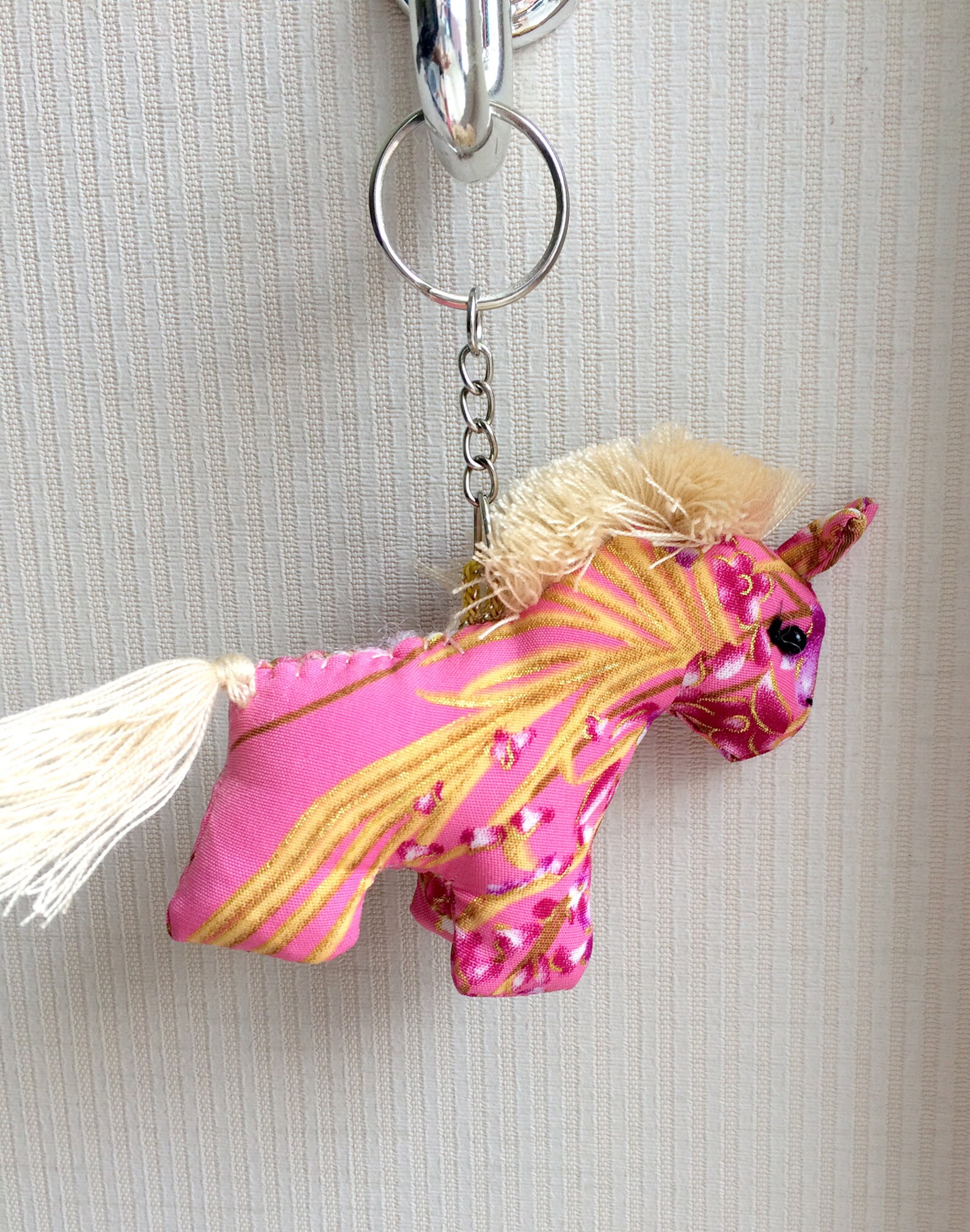 Little Pony Horse Pink Yellow White Cute Key Chain - Etsy