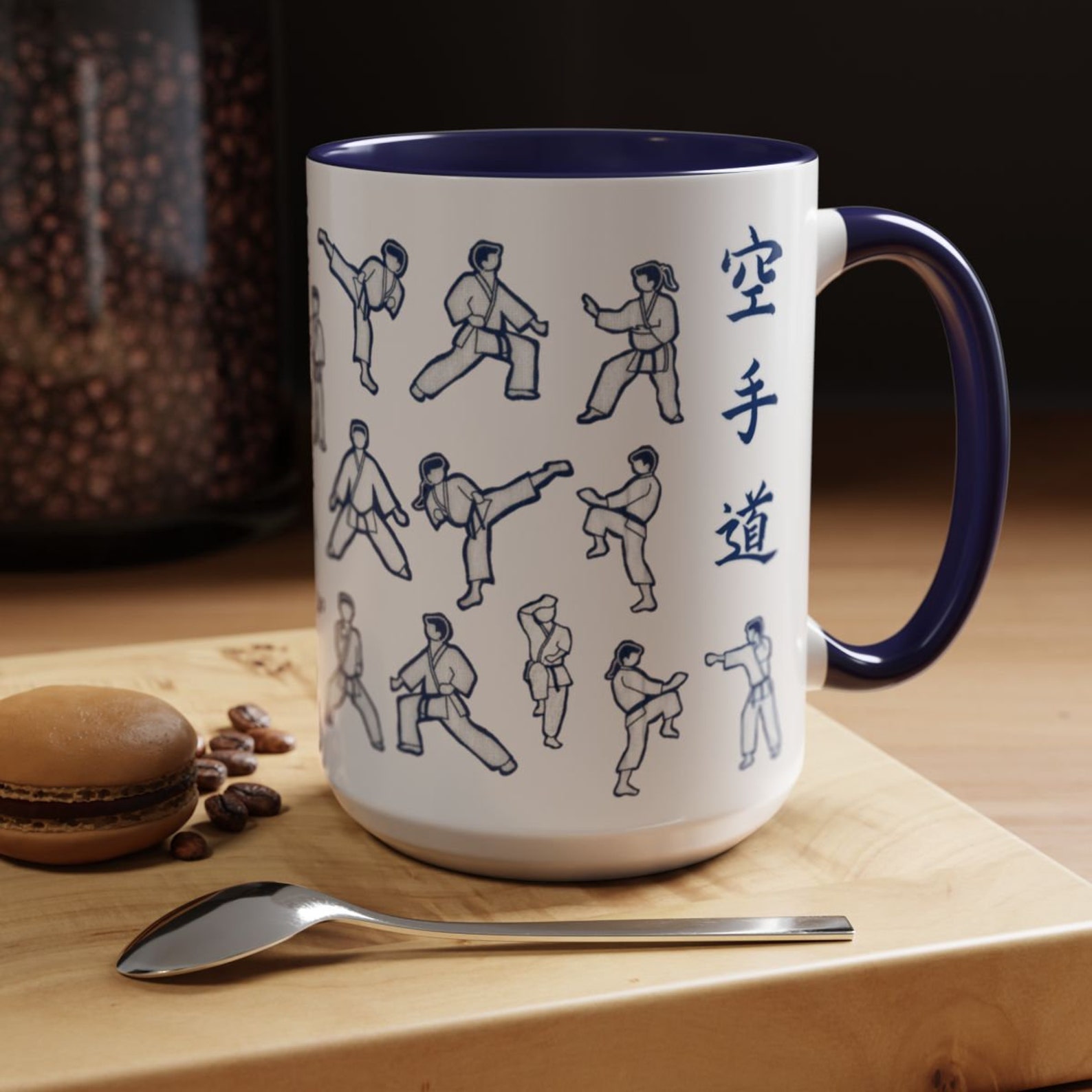 Karate Mug, Gift for Karate Student, Karate Dojo, Black Belt Karate ...