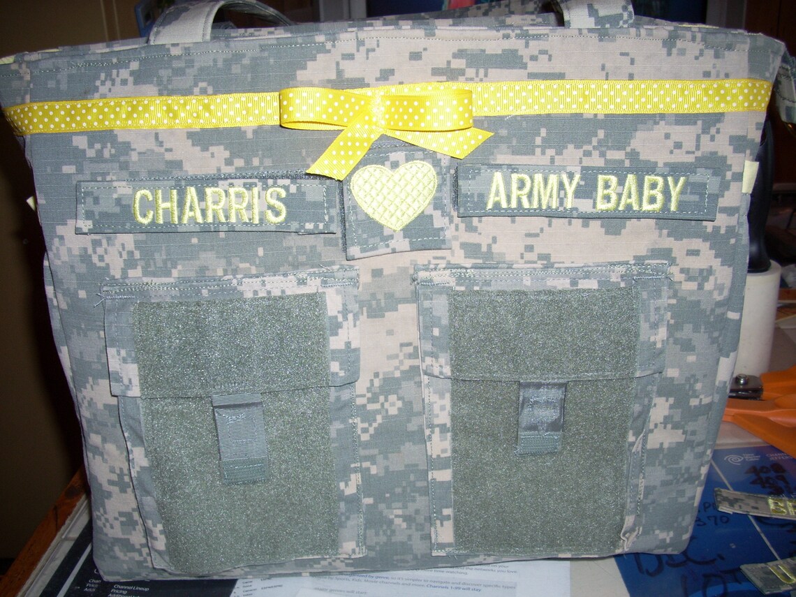 Camo Diaper Bag Army Bag Military Daddy Diaper Bag Army Multicam Made ...