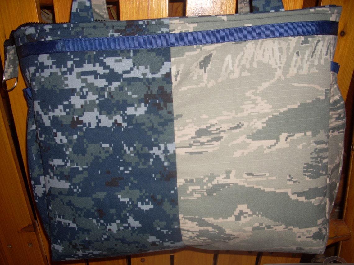 2 military fabric bag Each side custom built with different | Etsy