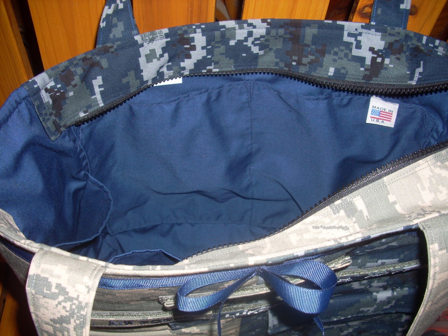 2 military fabric bag Each side custom built with different | Etsy