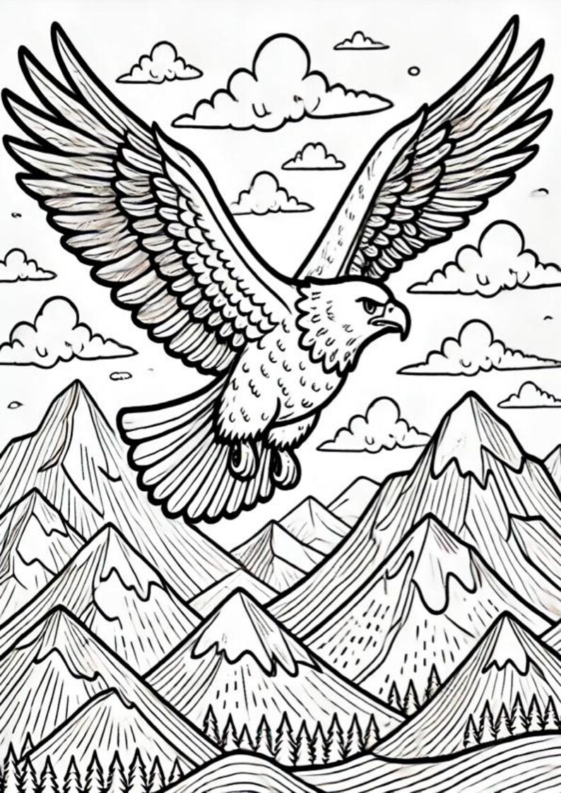 Printable Animal Adventure Coloring Book | Unique Wildlife-themed ...