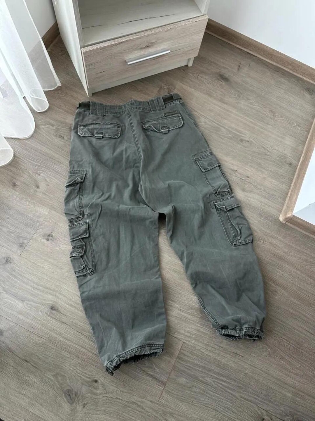 Vintage Japanese Baggy Cargo Green JET LAG Pants - Etsy