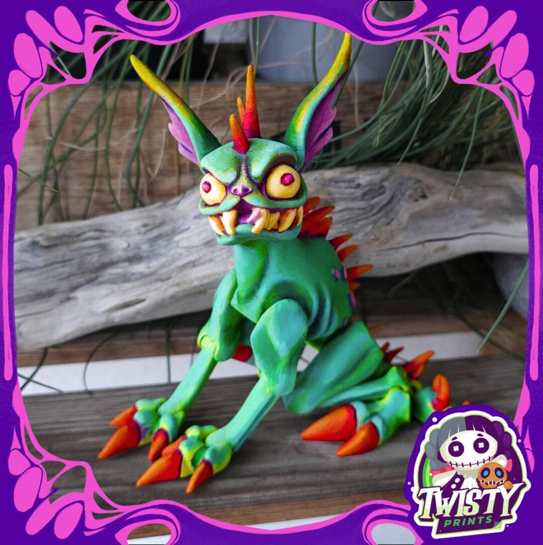Articulated Chupacabra - Cryptids - Etsy