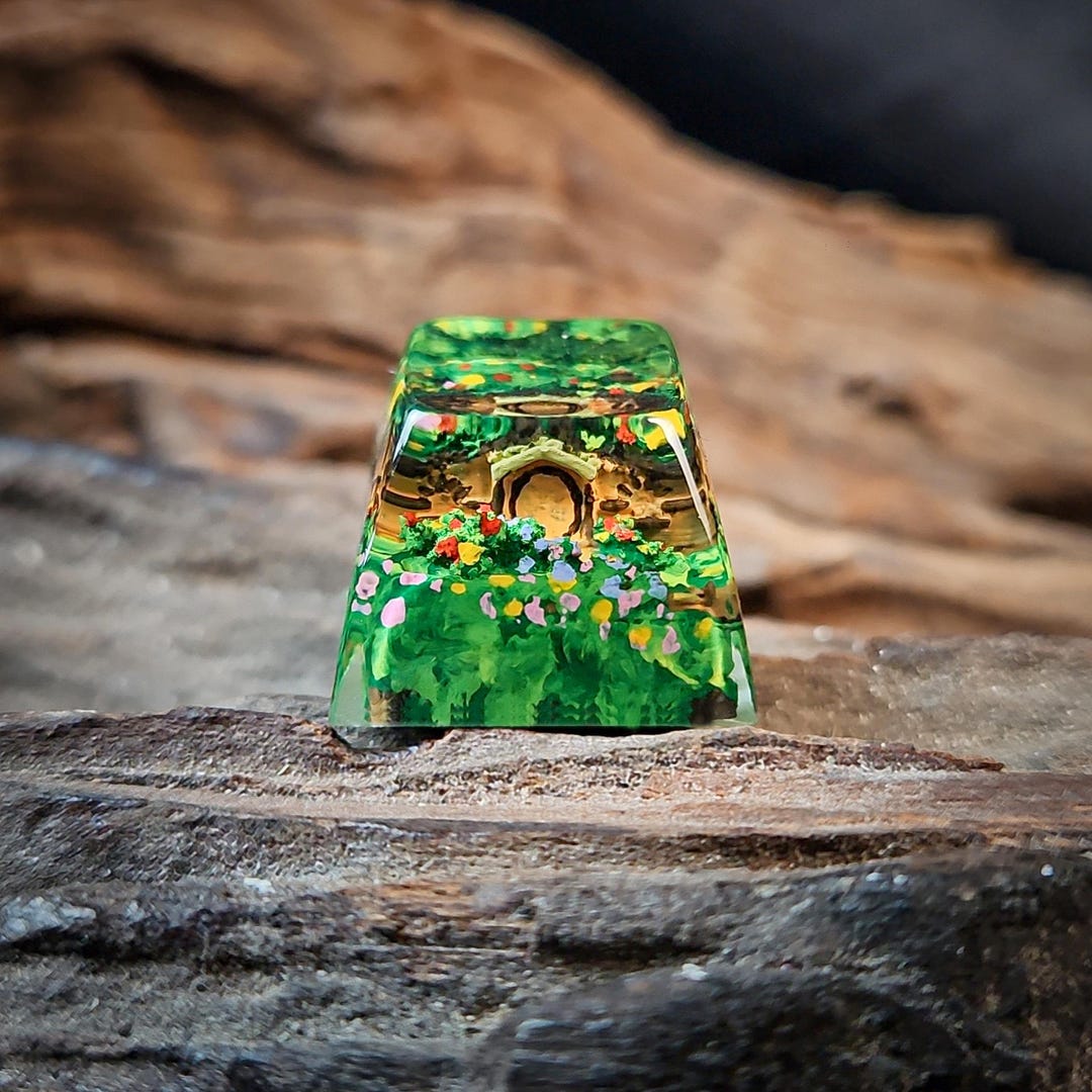 Hobb.it House LOTR Artisan Kecap, Custom Keycap, Character Keycap ...