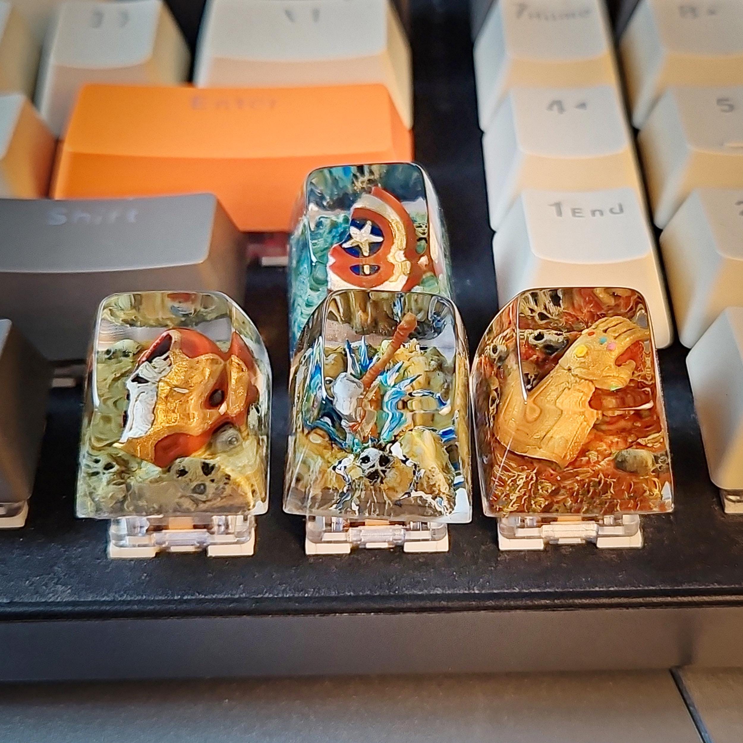 Superhero Icon Keycap, Comics Icon, Artisan Kecap, Custom Keycap ...