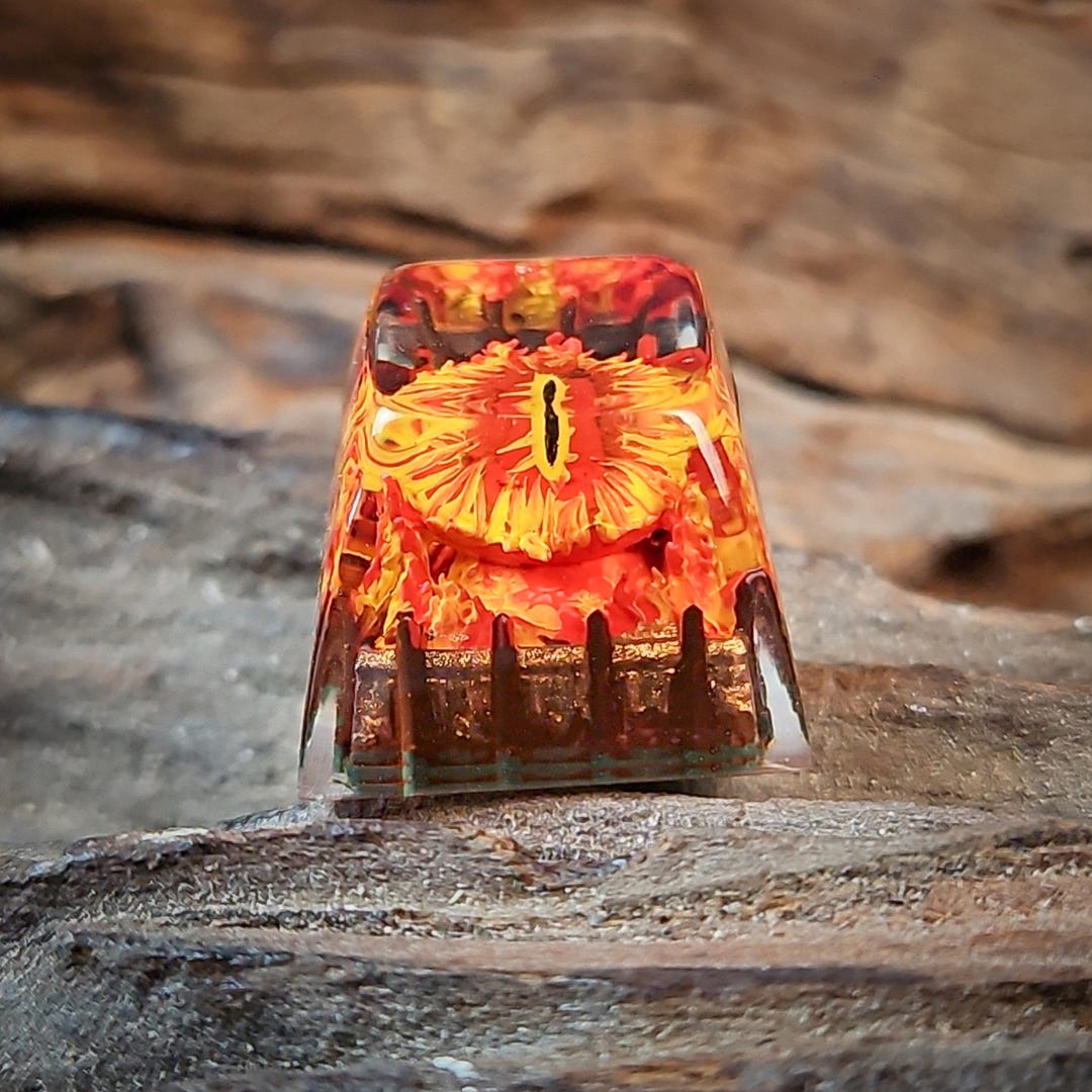 Eye Sau.ron LOTR Artisan Kecap, Custom Keycap, Character Keycap ...