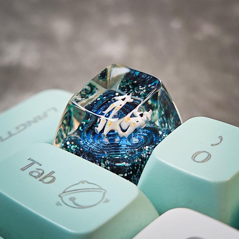 Astronaut Artisan Kecap, Custom Keycap, Character Keycap, Birthday Gift ...