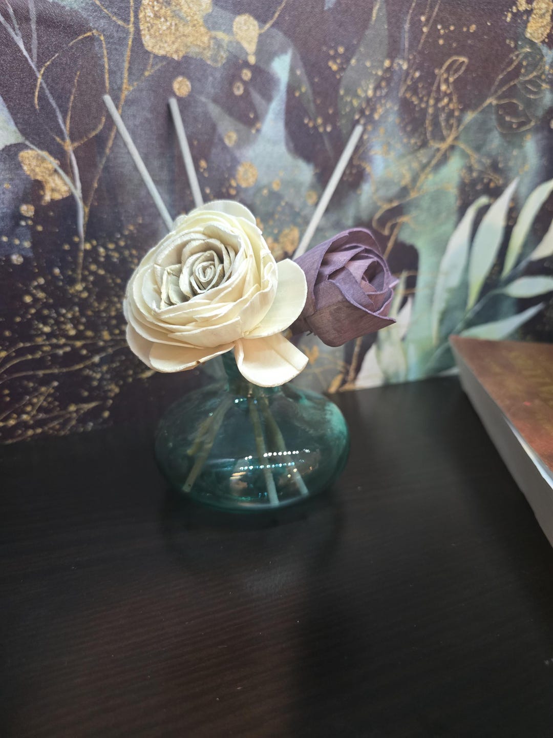 Green Vase Diffuser- Sola Flowers - Etsy
