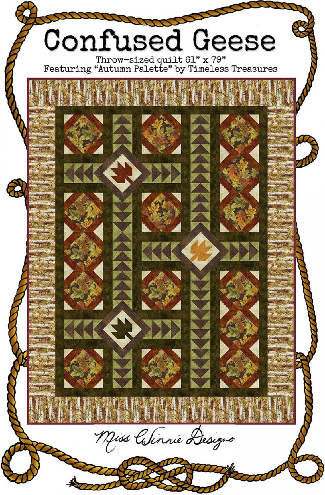 Confused Geese Quilt Pattern From Miss Winnie Designs - Etsy