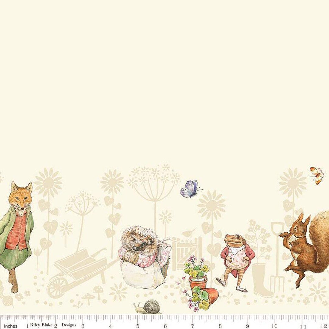 Peter Rabbit & Friends™ Border Print Cloud, From Riley Blake Designs ...