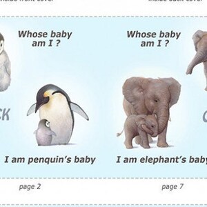 Animal Friends Cloth Book Panel, Whose Baby Am I by John Butler From ...