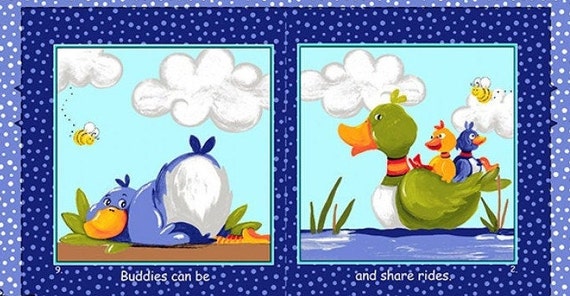 Visual Arts Craft Supplies & Tools Bill and Bob Book Panel Full Yard ...