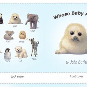 Animal Friends Cloth Book Panel, Whose Baby Am I by John Butler From ...
