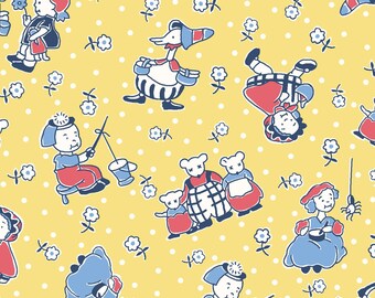 Mother Goose Fabric - Etsy