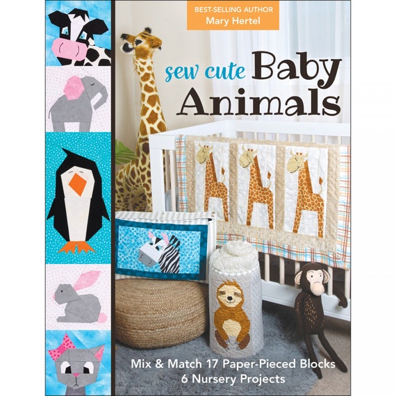 Sew Cute Baby Animals Quilt Pattern Book by Mary Hertel for C - Etsy