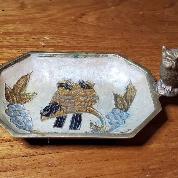 Owl Dish - Etsy