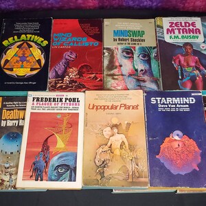Dell SF Books Collection, 1970's Sci-fi Book Lot, 15 Books Total - Etsy