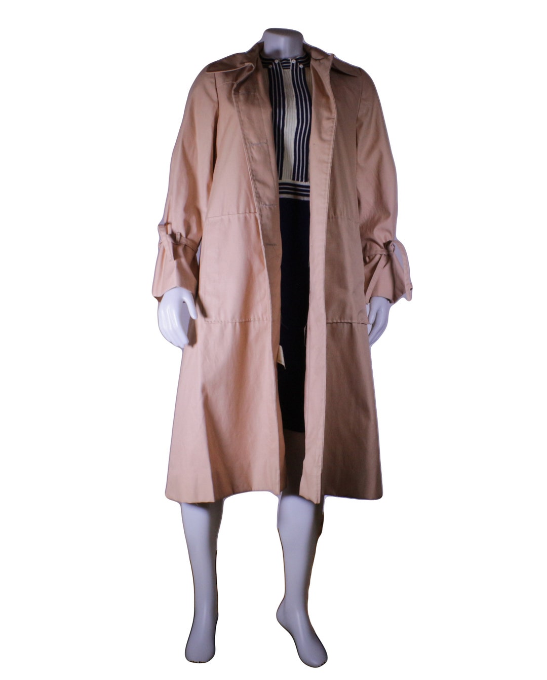 Dusty Rose Overcoat, by Irving Posluns, Small, Medium, Designer - Etsy