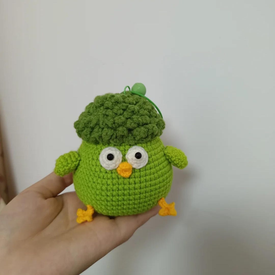 Duolingo Owl Broccoli Crochet Pattern - Etsy