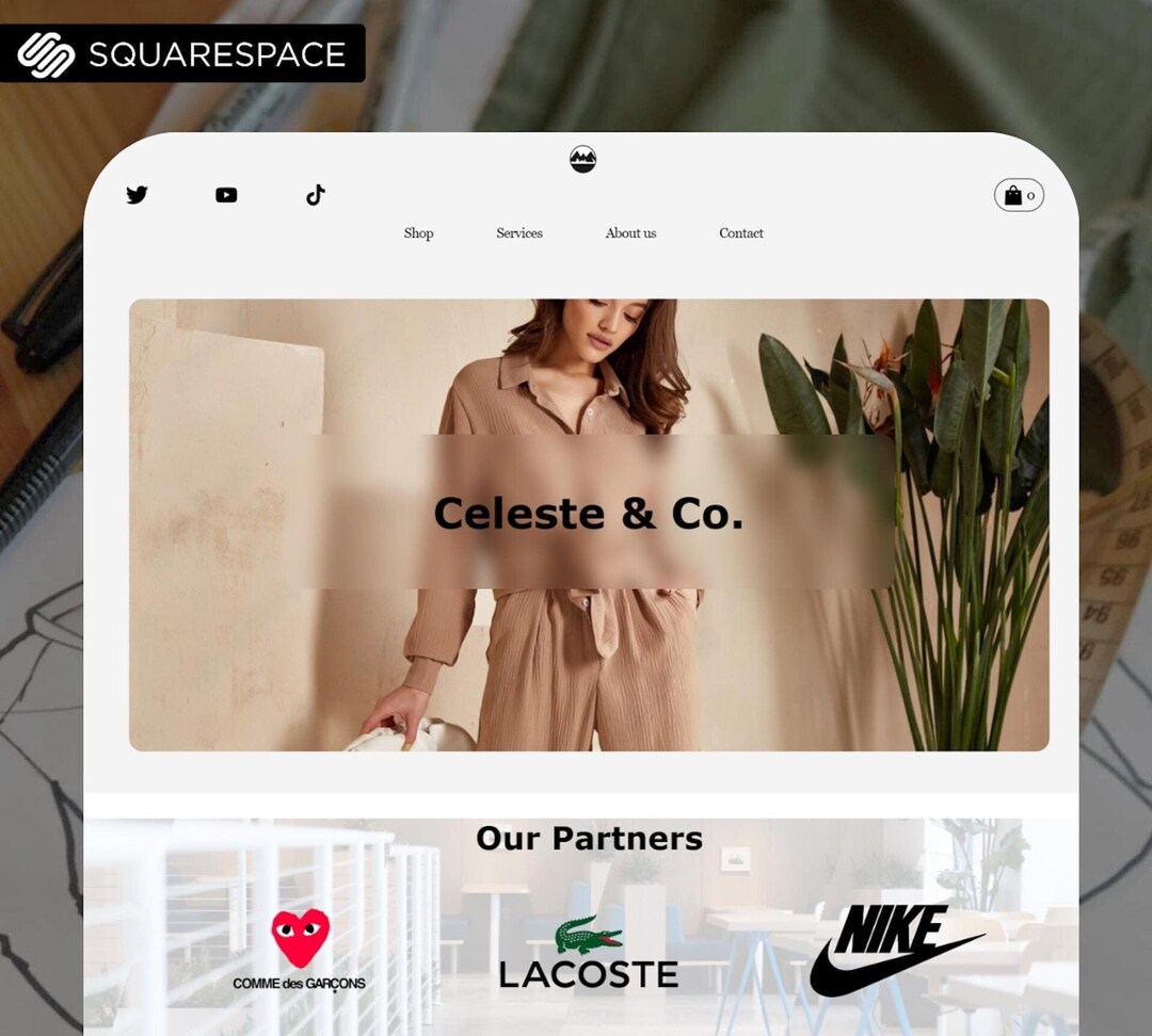 Cloth Modern Squarespace Template Professional Website Design & 7.1 ...