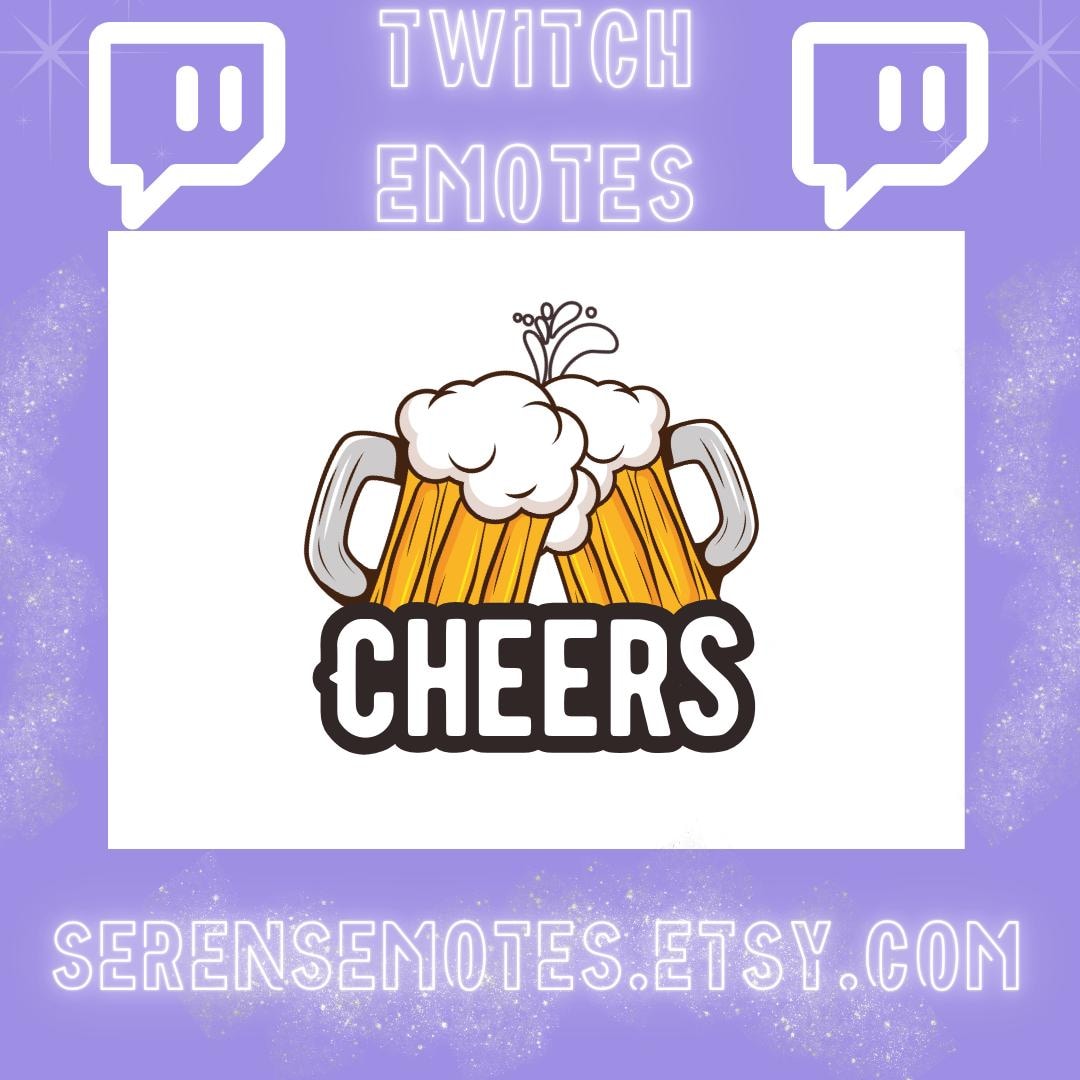 Cheers Emote / Twitch Emote / Discord Emote - Etsy