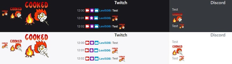 Cooked Emote / Twitch Emote / Discord Emote - Etsy