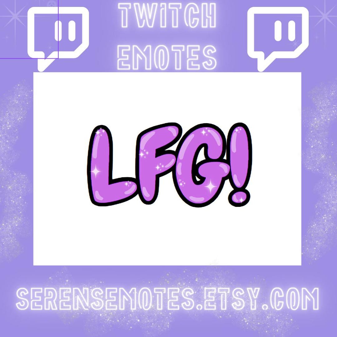 Twitch Emote / Discord Emote / LFG Emote - Etsy