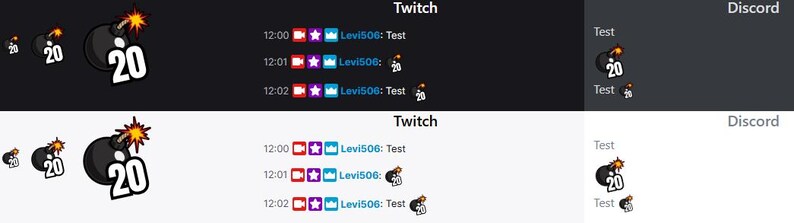 20 Bomb Emote / Twitch Emote / Discord Emote - Etsy
