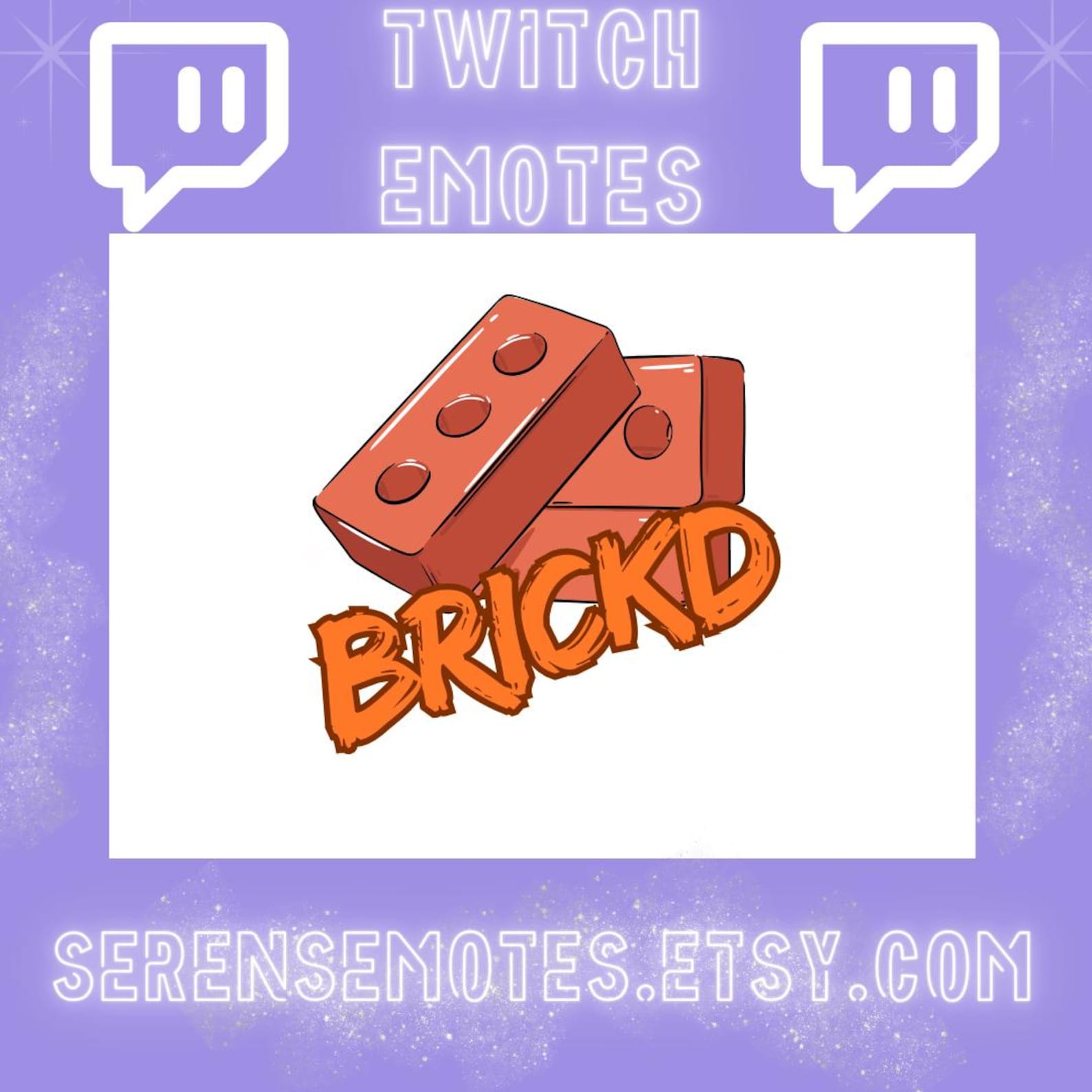 Brick Emote / Twitch Emote / Discord Emote - Etsy