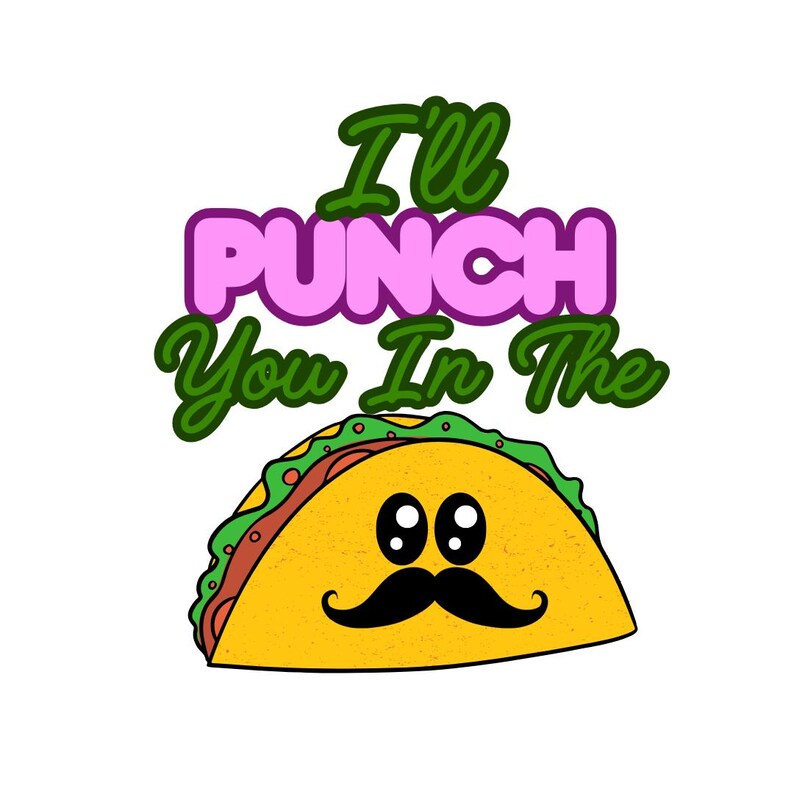Taco Punch Emote / Twitch Emote / Discord Emote - Etsy
