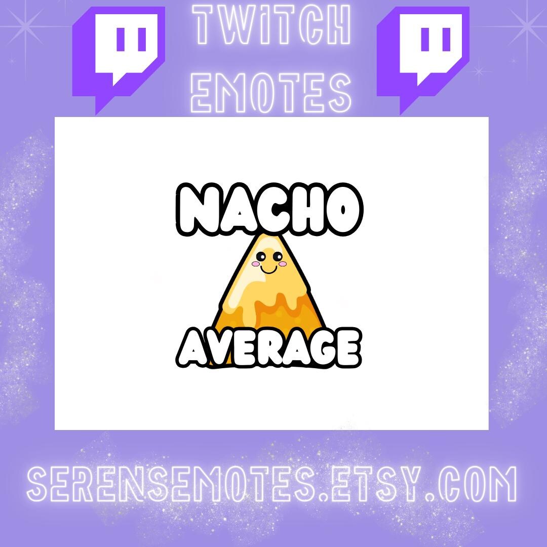 Nacho Emote / Twitch Emote / Discord Emote - Etsy