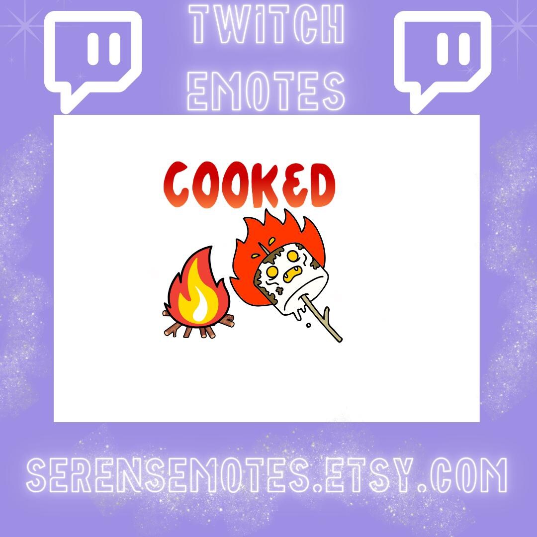 Cooked Emote / Twitch Emote / Discord Emote - Etsy