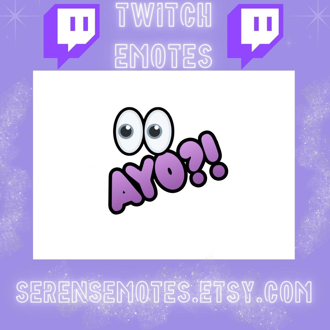 Ayo Emote / Twitch Emote / Discord Emote - Etsy