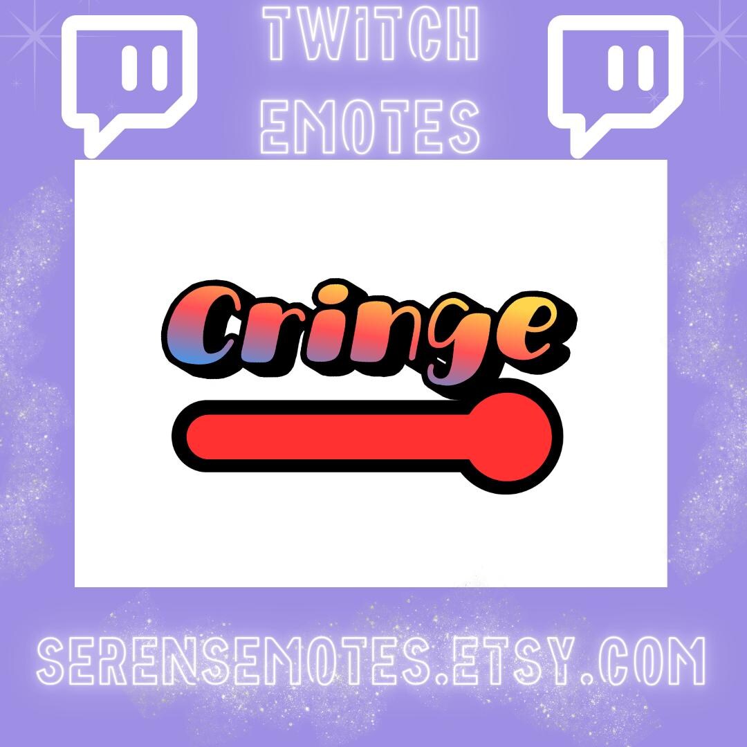 Cringe Emote / Twitch Emote / Discord Emote - Etsy
