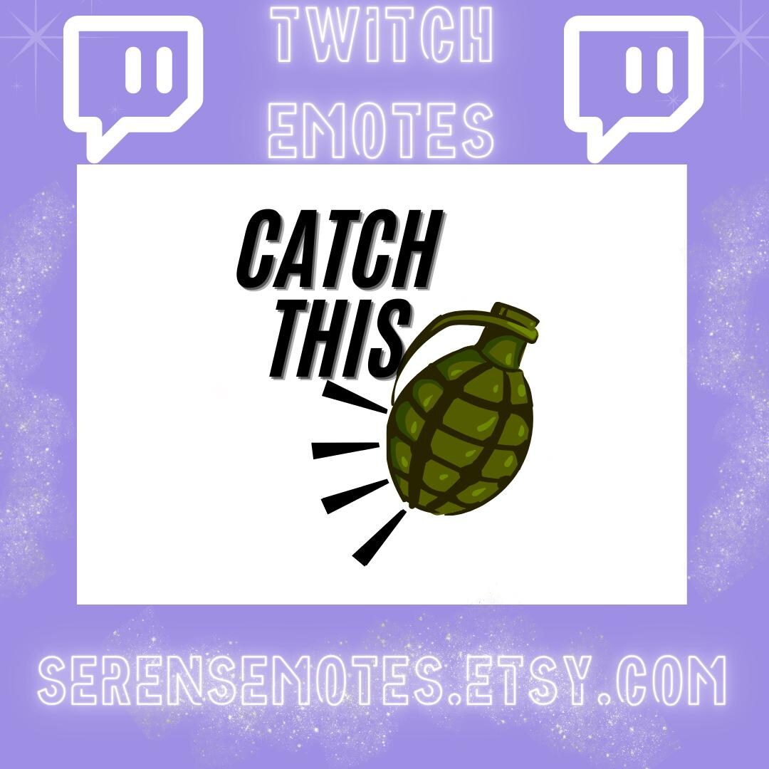 Twitch Emote / Discord Emote / Catch This Emote - Etsy