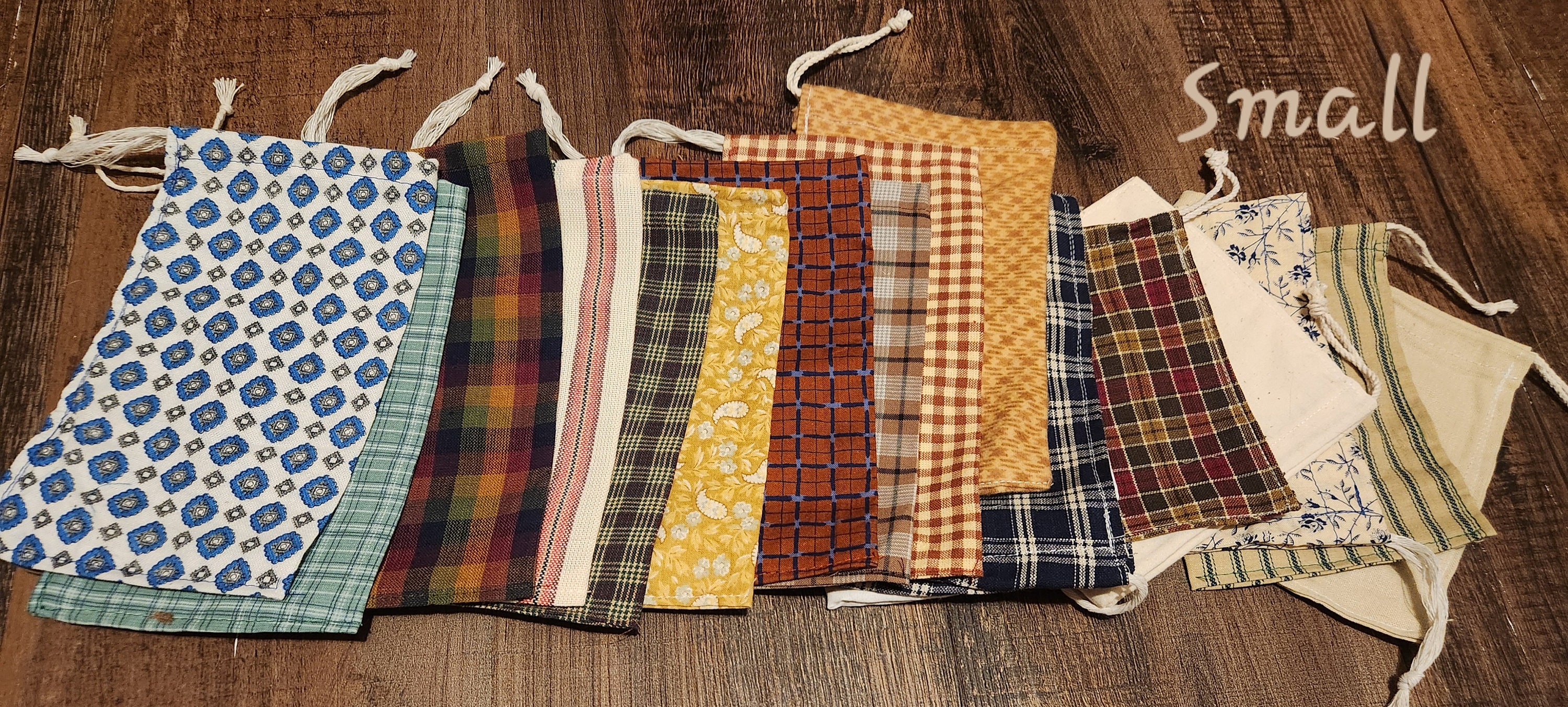 Poke Sack Cotton Draw String - Etsy