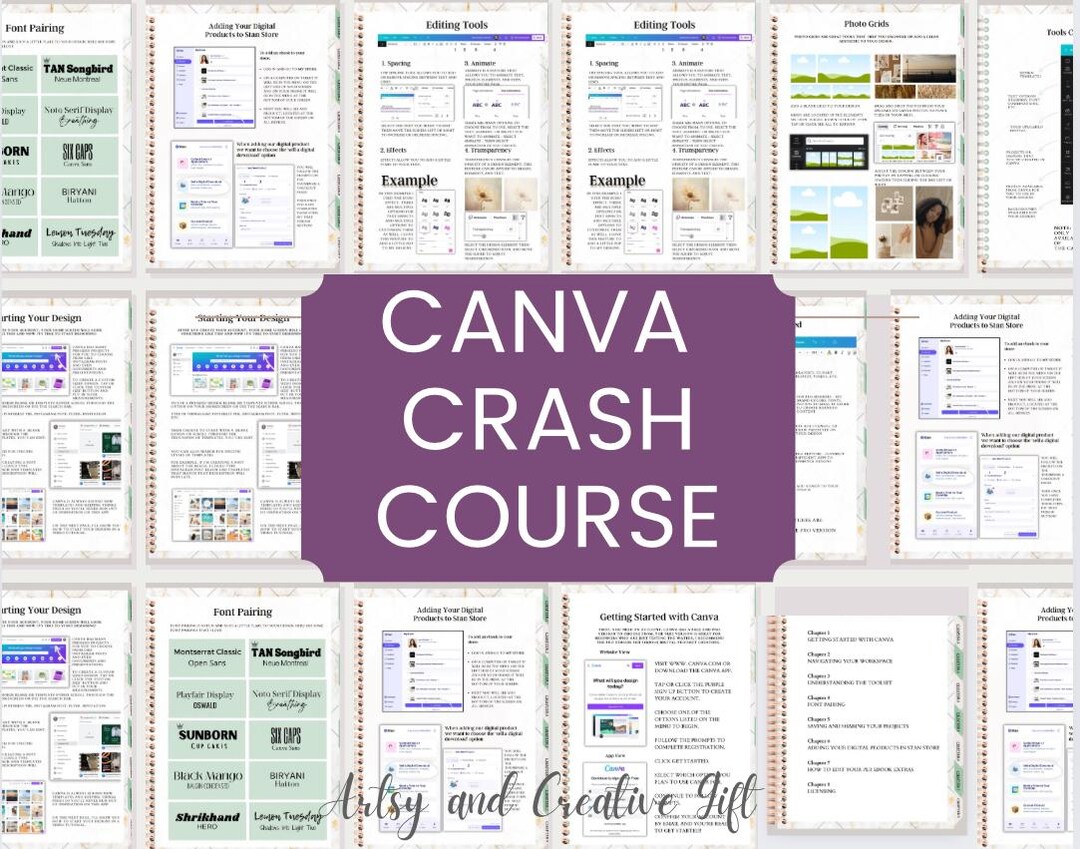Canva Crash Course - Etsy