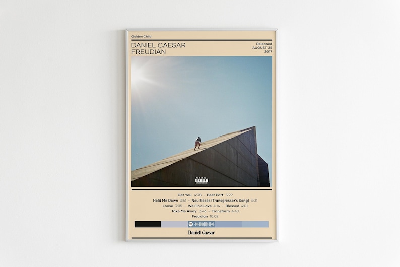 Daniel Caesar Poster | Freudian Poster | Music Poster | Album Cover ...