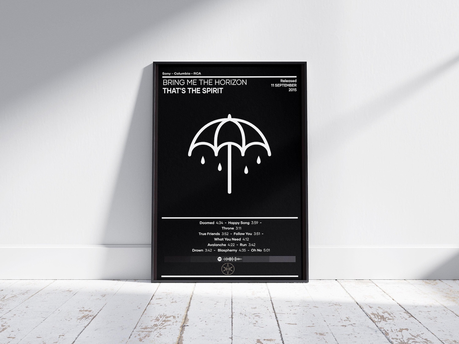 Bring Me the Horizon Poster | That's the Spirit Poster | Rock Music ...